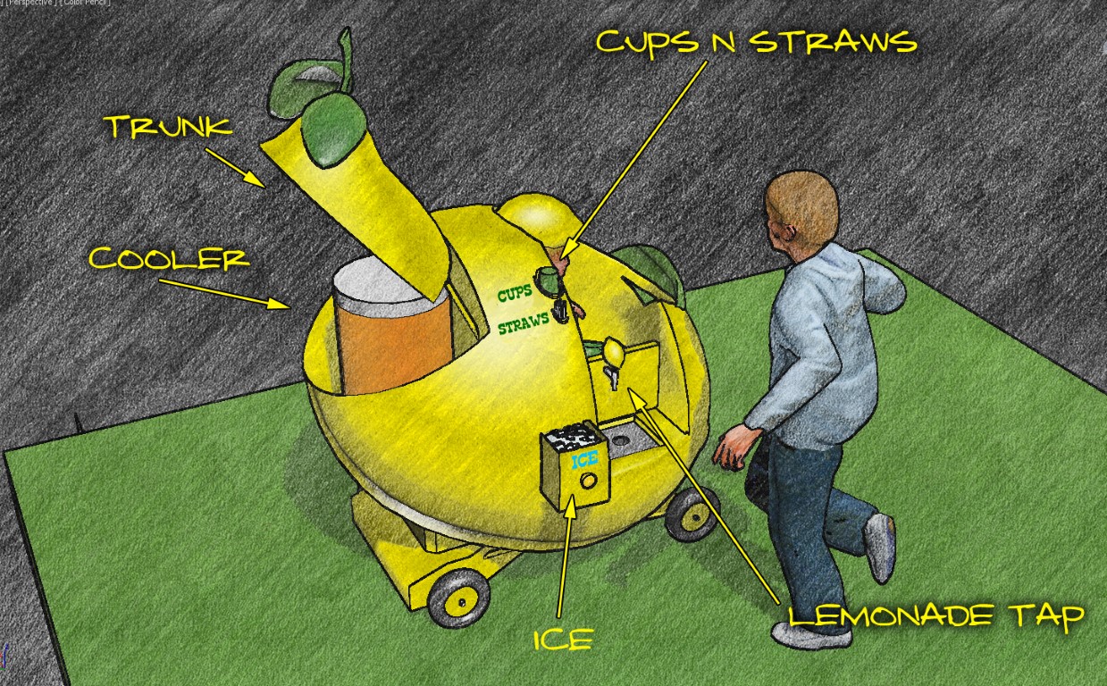 This Lemonade "Stand" Is a Giant Drivable Lemon - Make: