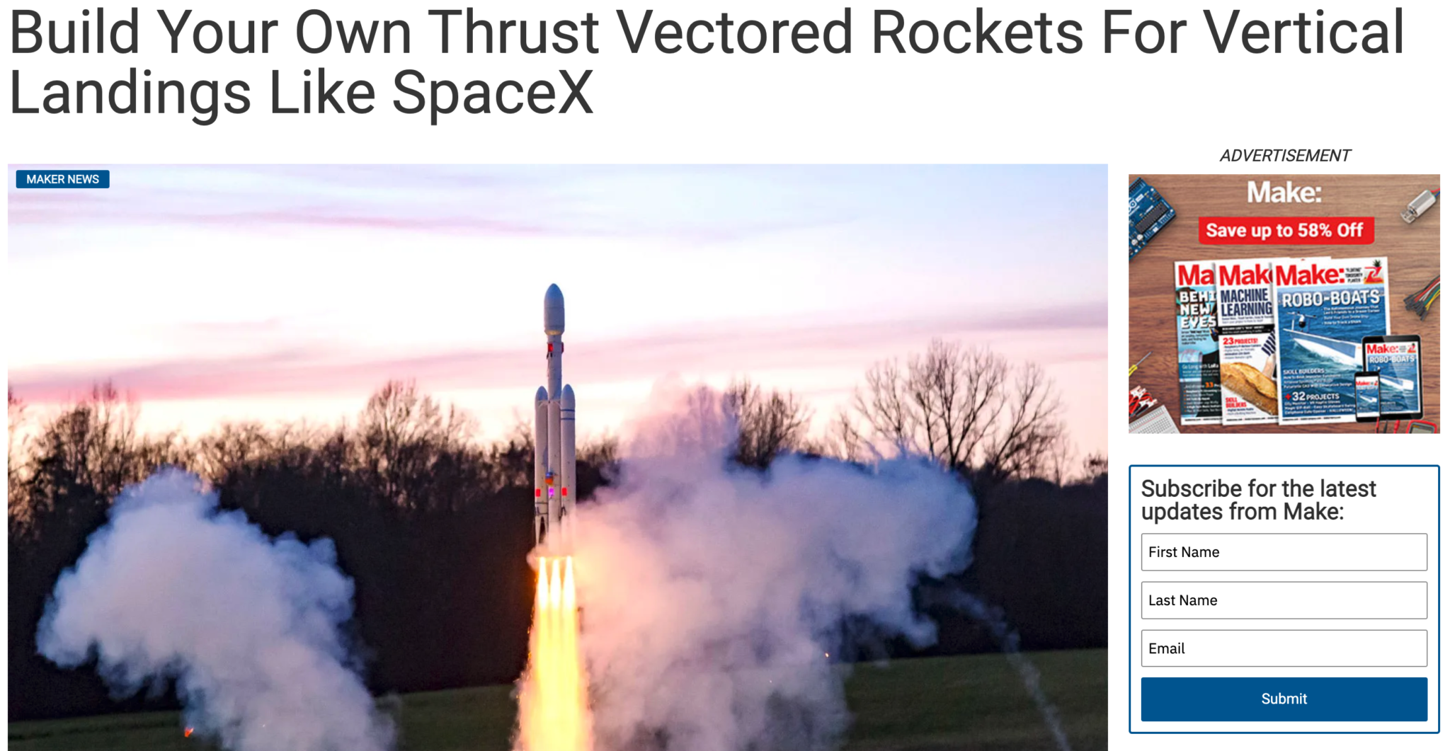 Landing A Model Rocket - Make: