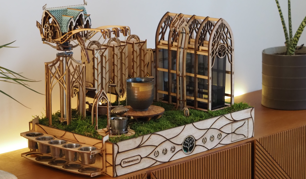 This Elven Architecture Diorama Makes A Perfect Cup Of Tea - Make:
